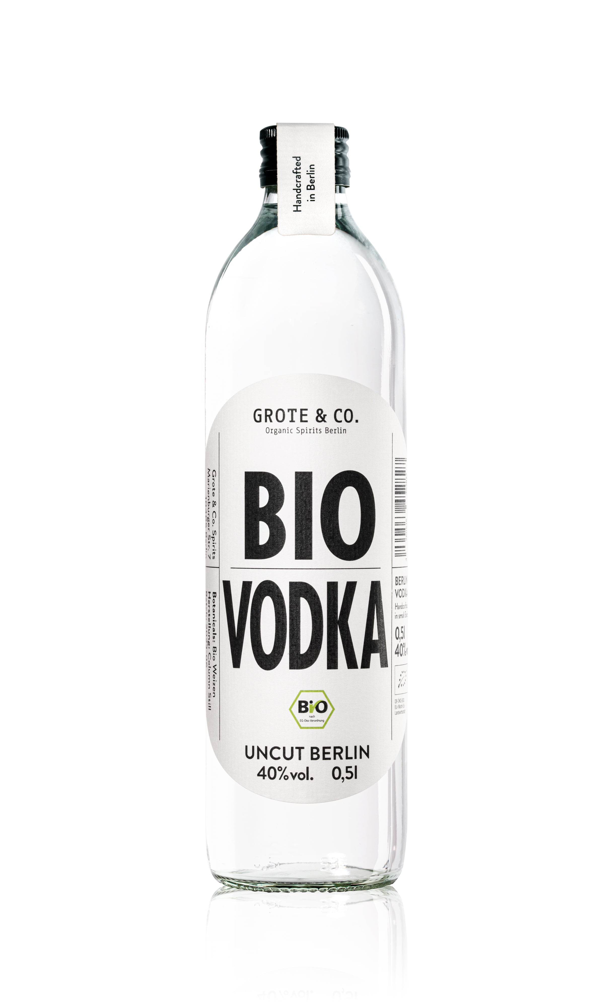 Bio Vodka Uncut Berlin – Grote & Co. Spirits
